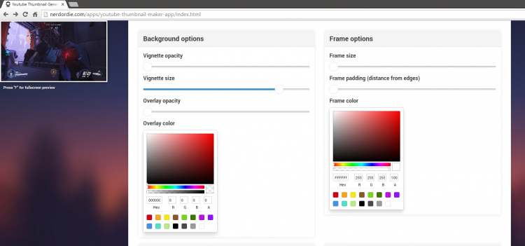 Youtube Thumbnail Maker App - Nerd or Die