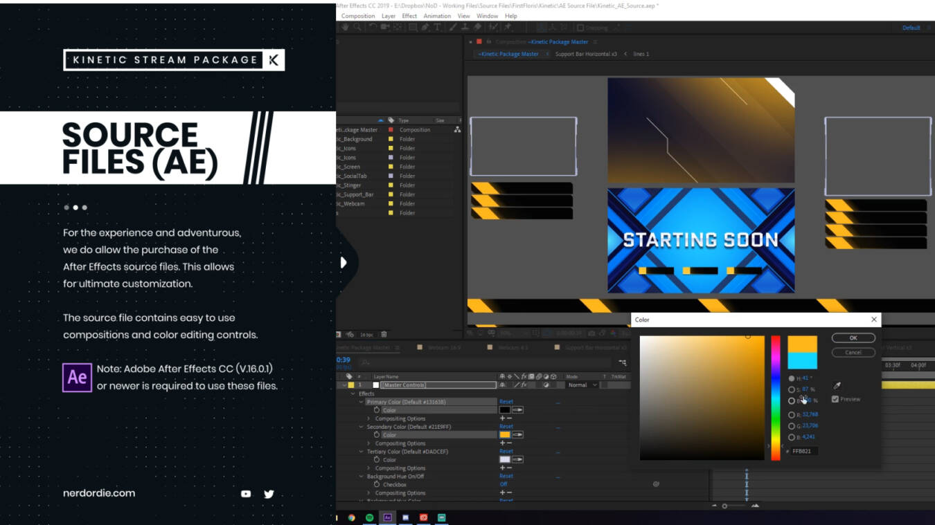 Kinetic - Stream Package - Nerd or Die