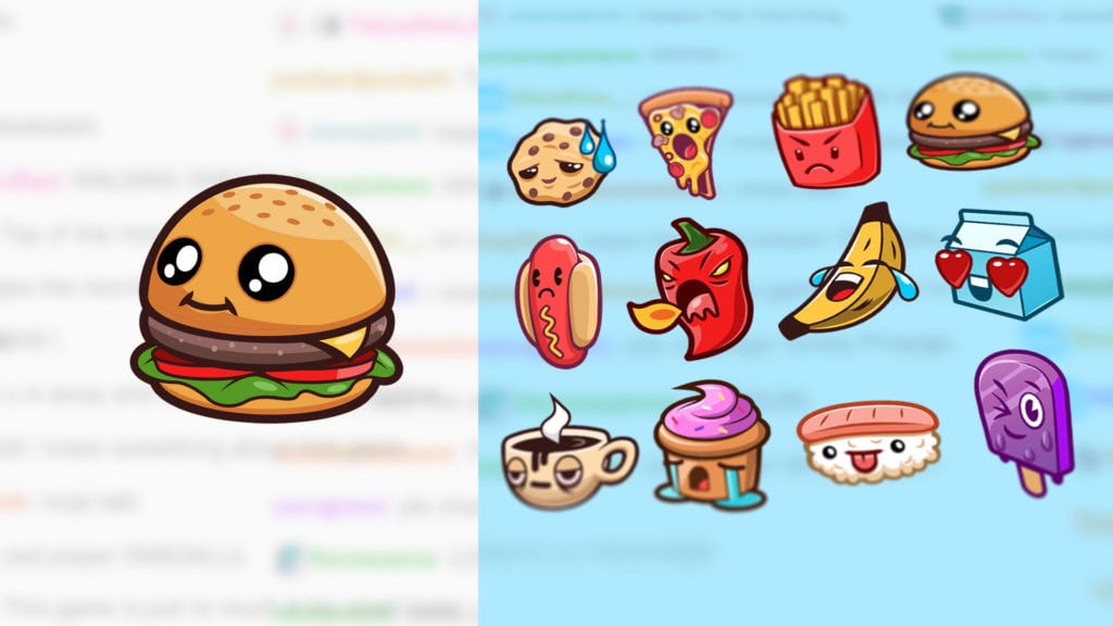 Food Emotes - 12 Hilarious Food Emotes for Twitch, YouTube & Facebook