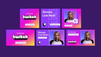 Going Live Social Templates - Nerd or Die