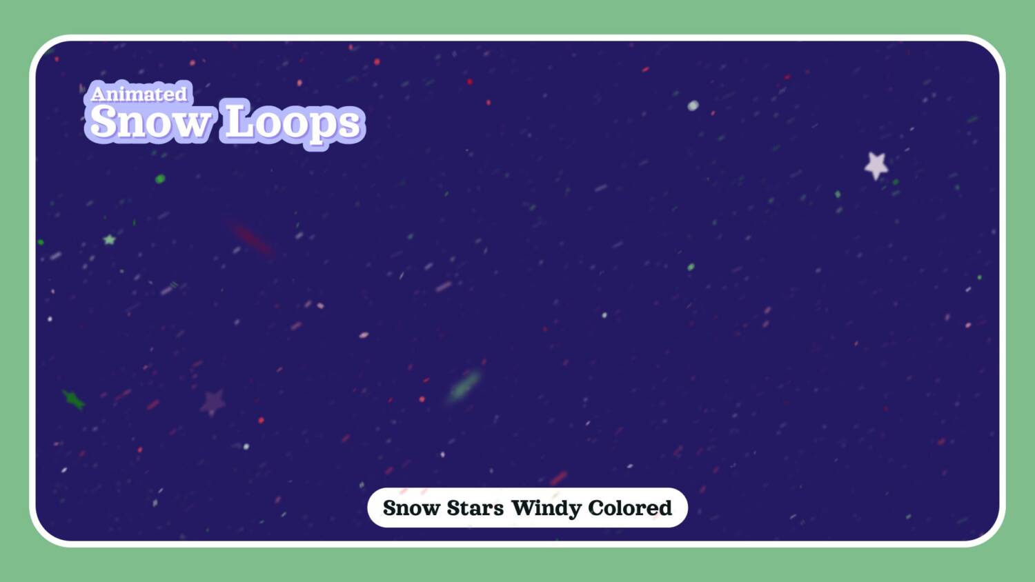 Free Animated Snow Loops - Nerd or Die